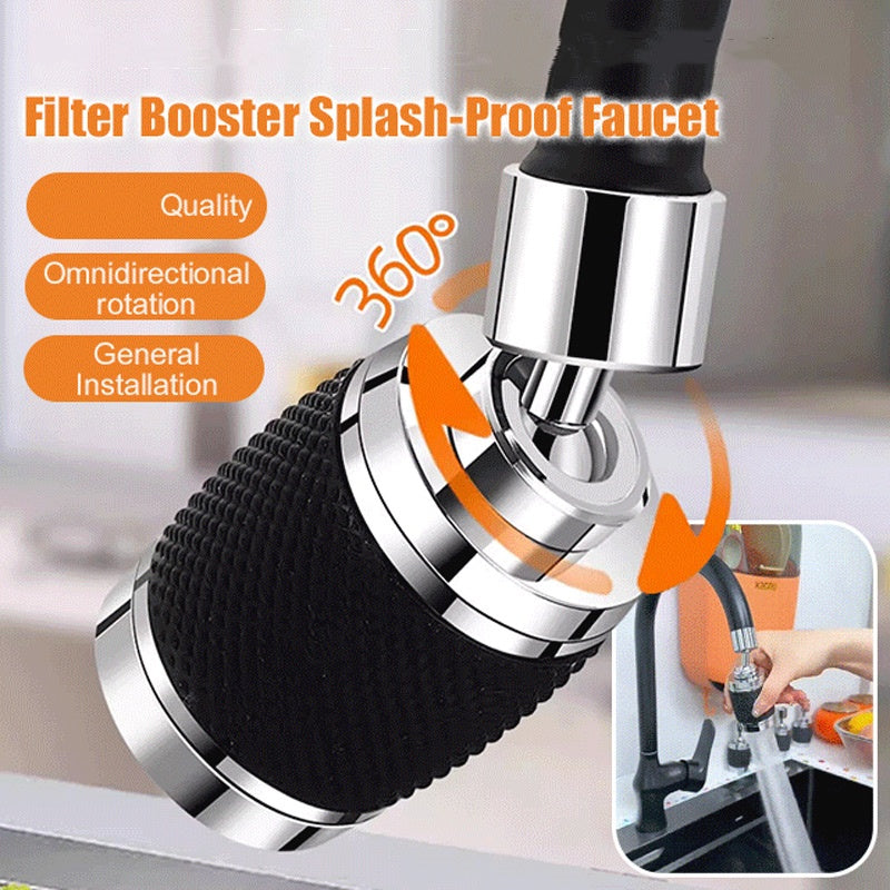 🔥Limited Time 49% OFF🔥Splash proof booster swivel kitchen filter tap ...
