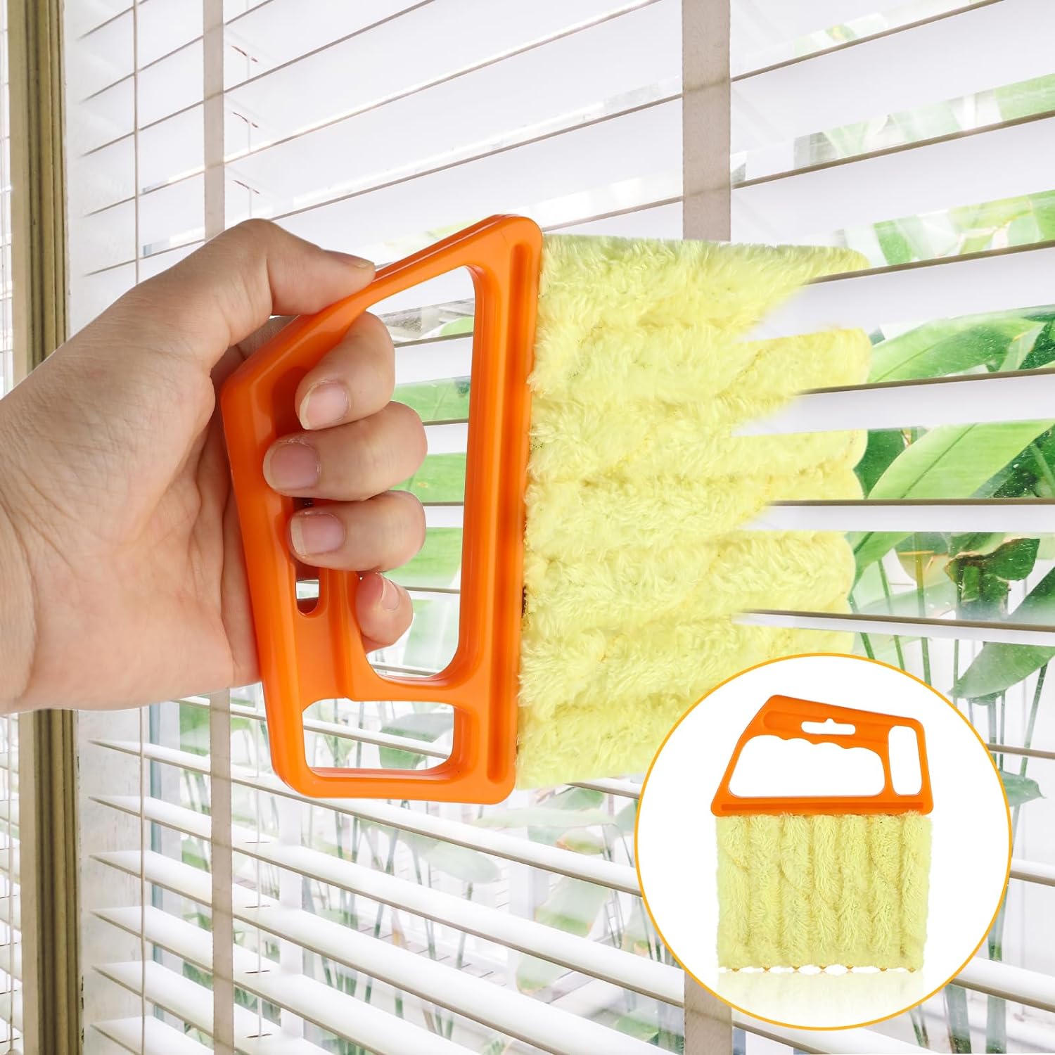 🔥Buy More Save More🔥Blind Cleaner Useful Microfiber Window Cleaning Br ...